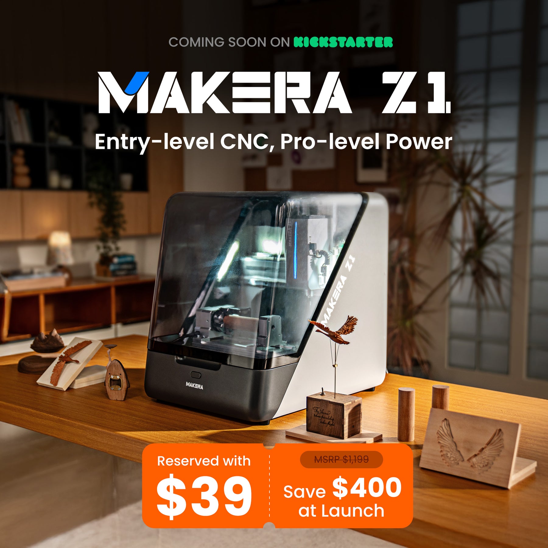 Makera Z1 Desktop CNC — Deposit Reservation