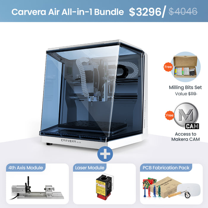 Carvera Air: A Smart and Affordable Desktop CNC Machine – Makera