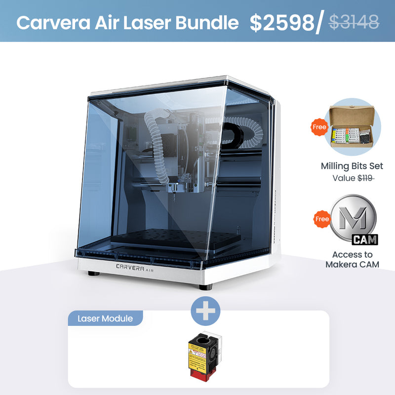 Carvera Air: A Smart and Affordable Desktop CNC Machine – Makera
