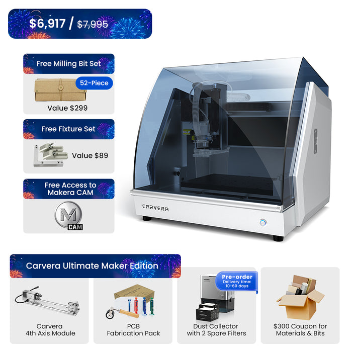 Carvera: The Smartest Desktop CNC Machine – Makera