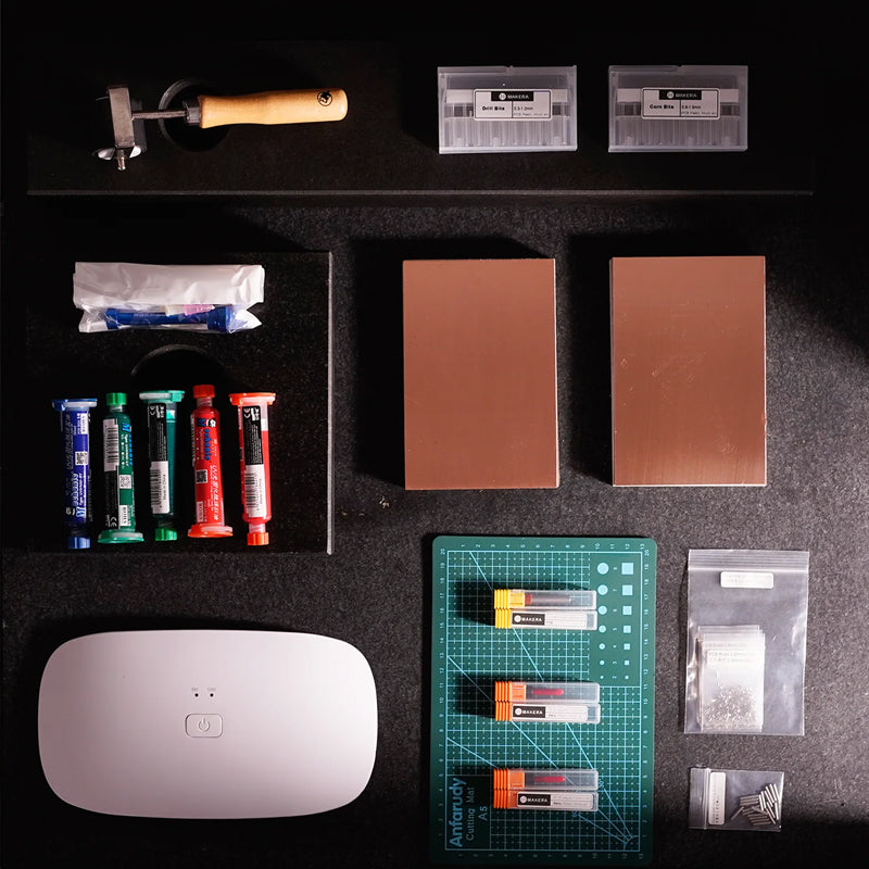 PCB Fabrication Pack for Carvera CNC at home