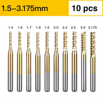 TiN Coating Corn Bit - 1/8″ Shank – Makera